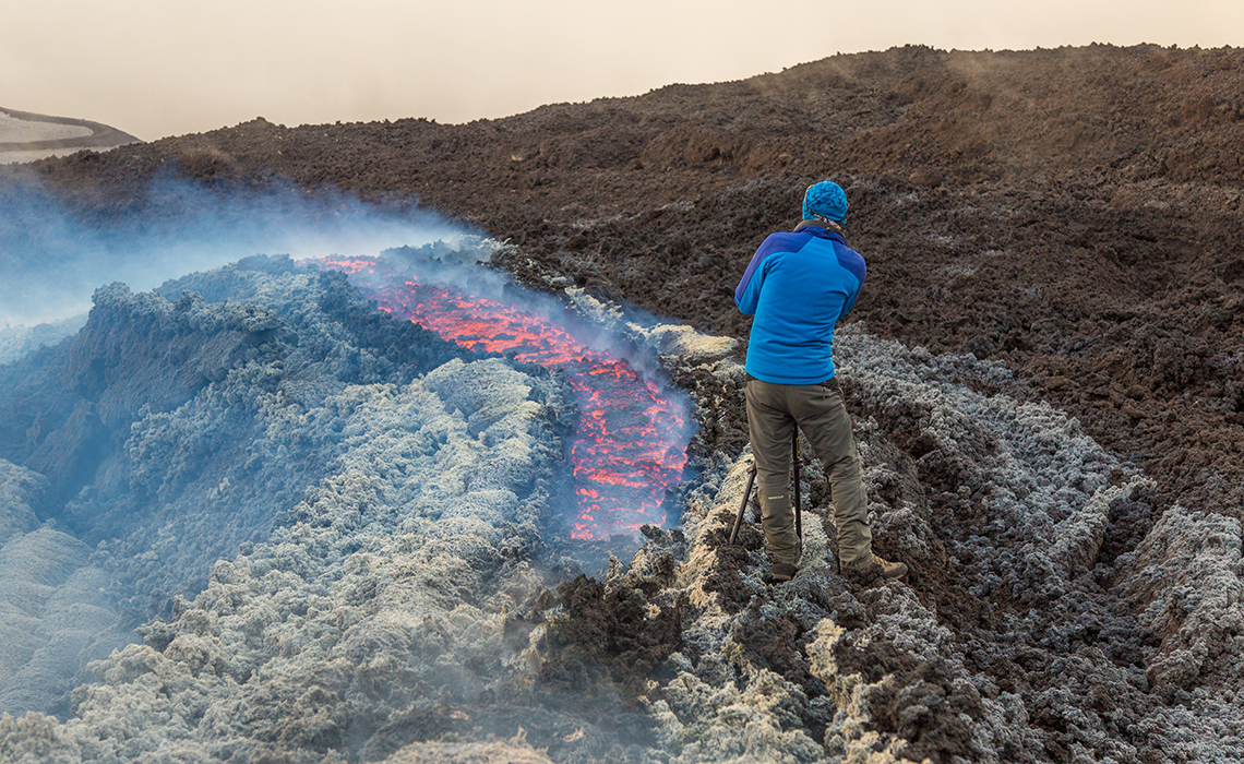 Volcano surveillance in near-real-time | In The Field